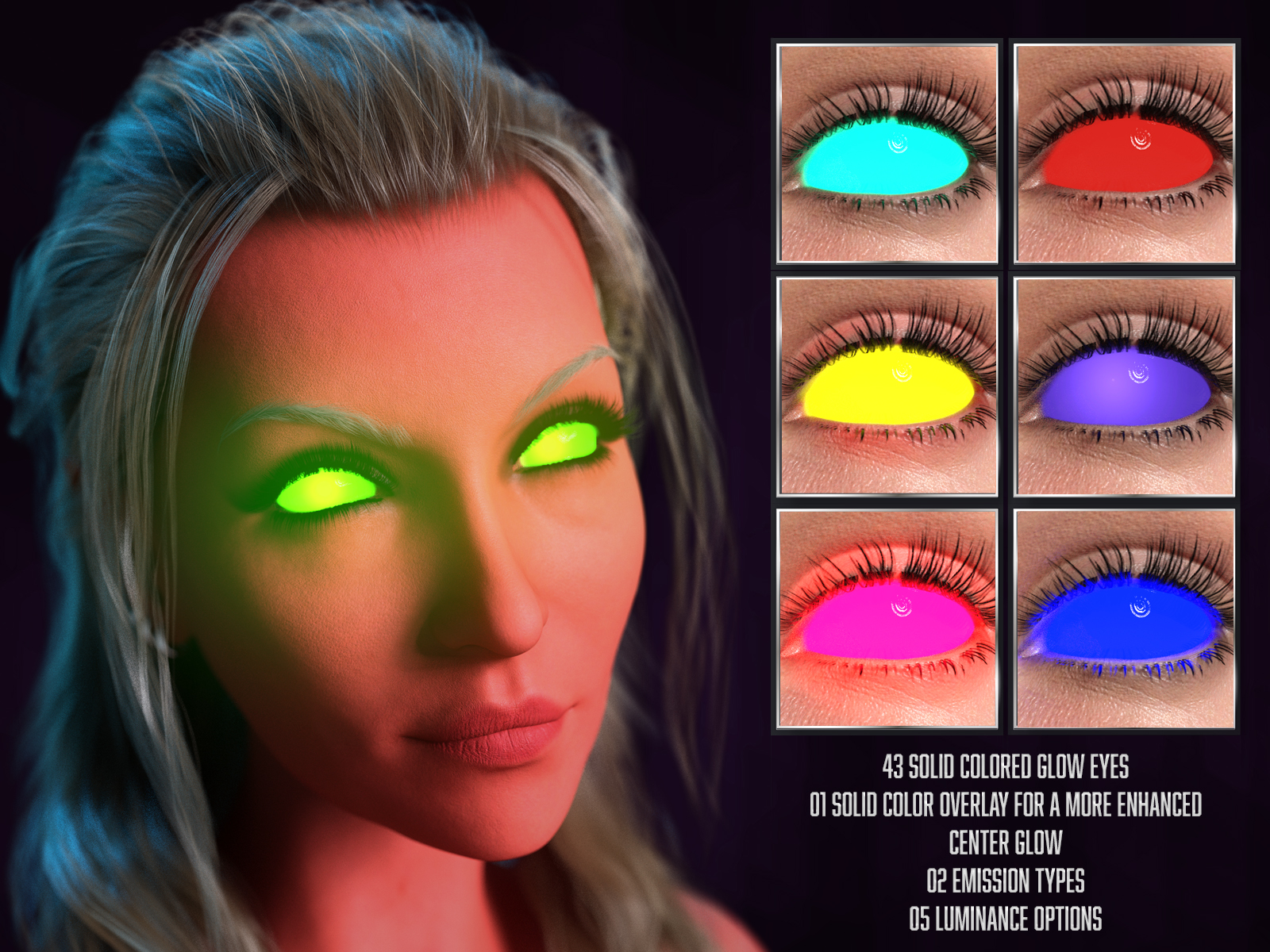 Twizted Fantasy Eyes for Genesis 9 MR | Daz 3D