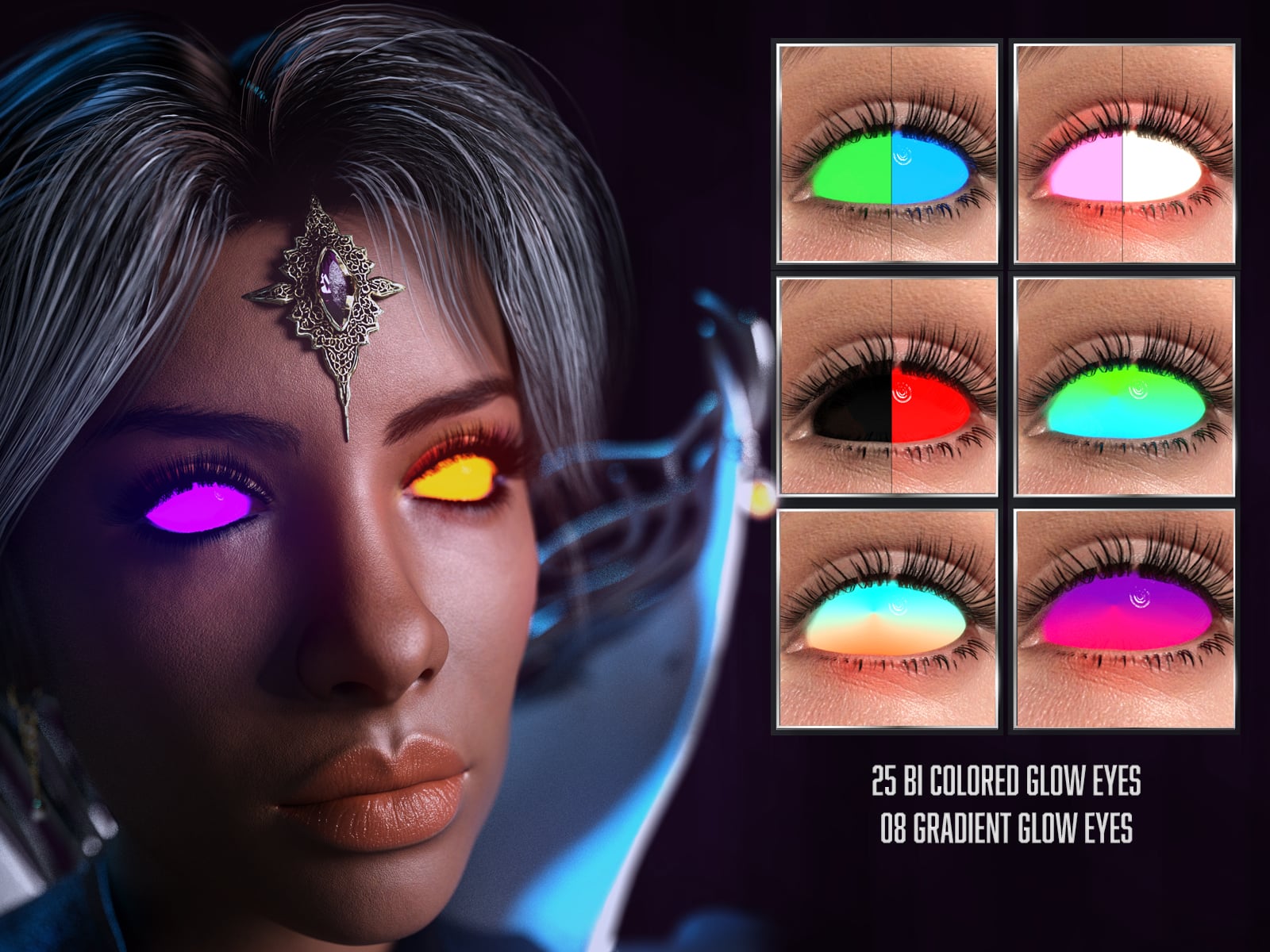 Twizted Fantasy Eyes for Genesis 9 MR | Daz 3D