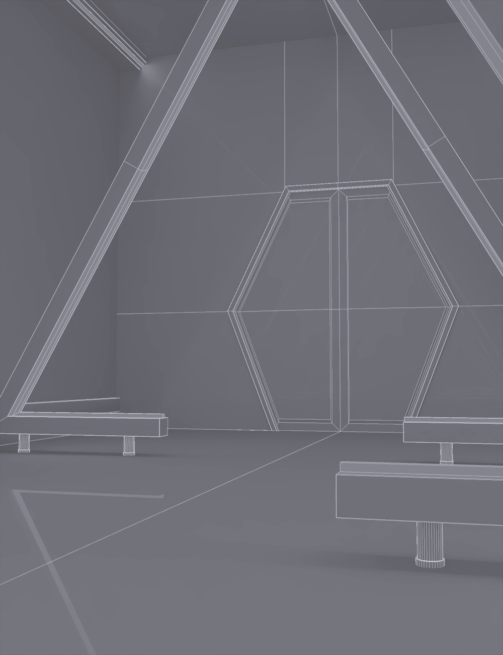 FH Sci-Fi Hallway Vignette | Daz 3D