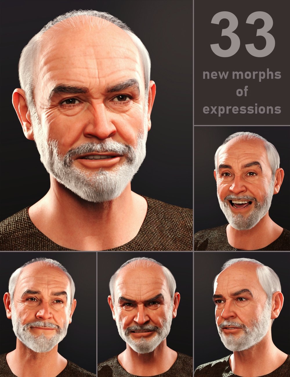 Unforgettable Expressions for Unforgettable HD | Daz 3D