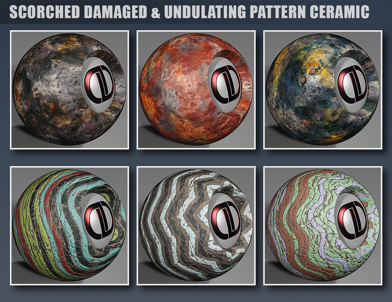 DD PBR Ceramic Shaders for Iray Vol 2 | Daz 3D