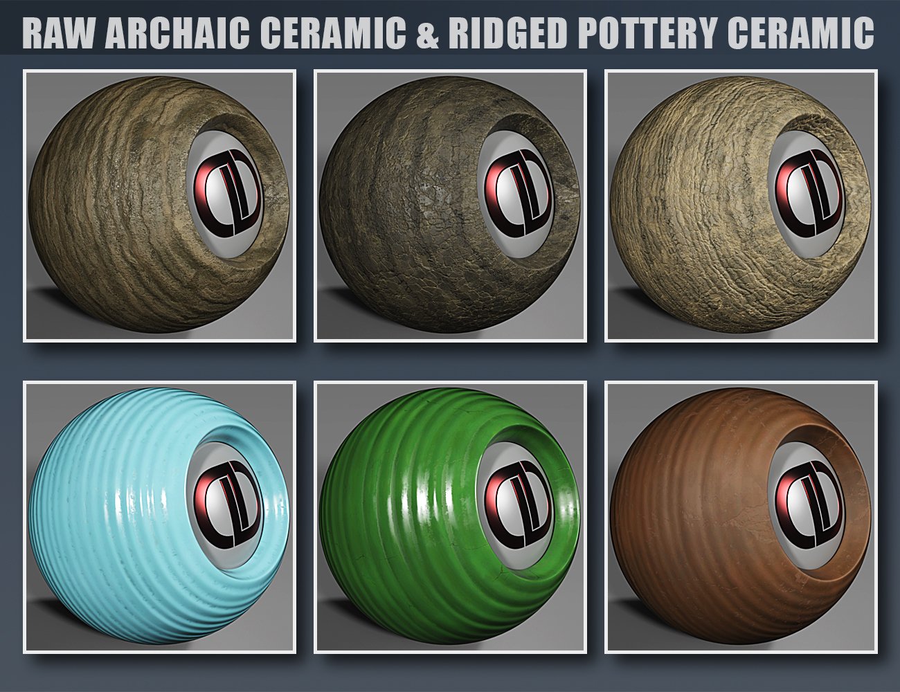 DD PBR Ceramic Shaders for Iray Vol 1 | Daz 3D