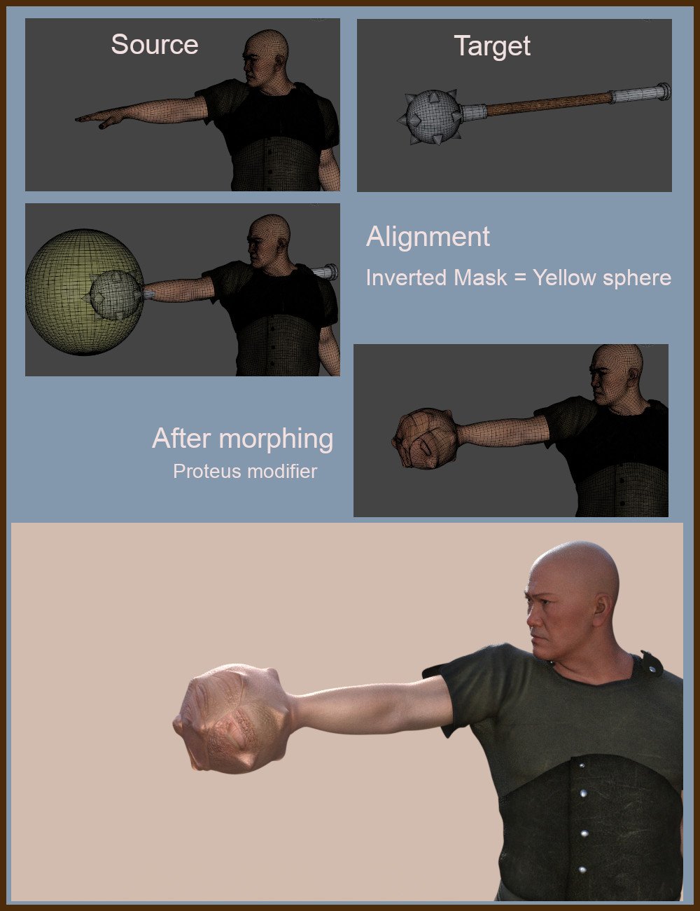 Proteus: Level Set Morphing | Daz 3D
