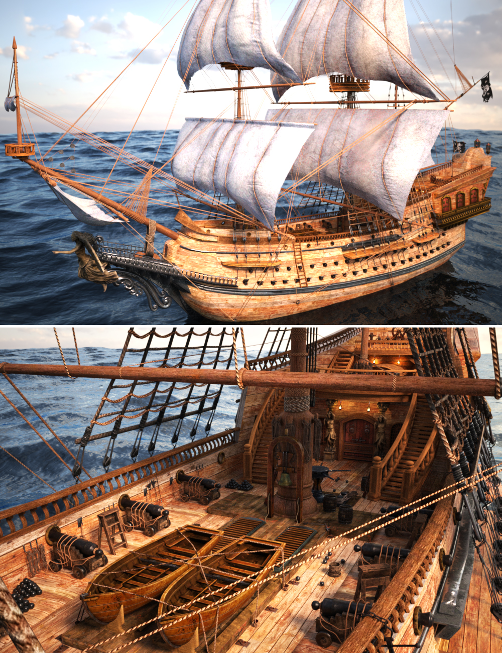 Pirate Legends of the Deep Bundle | Daz 3D