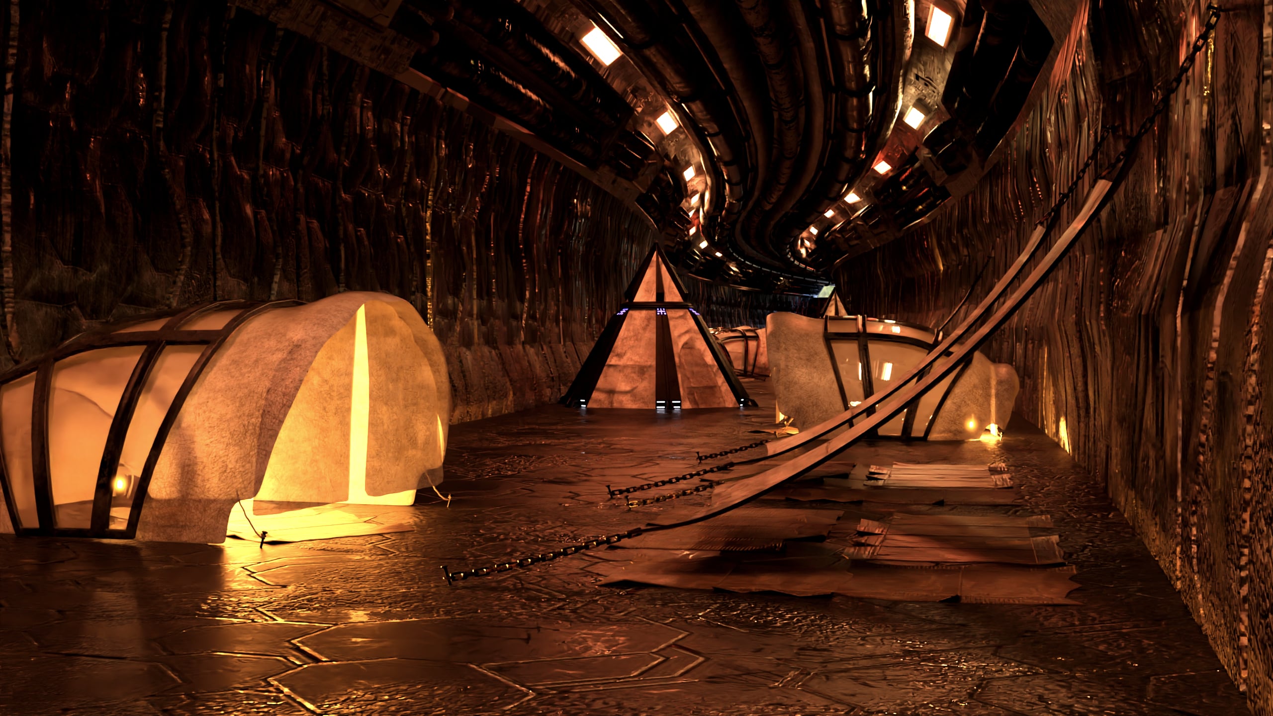 Future Underground Tunnel | Daz 3D