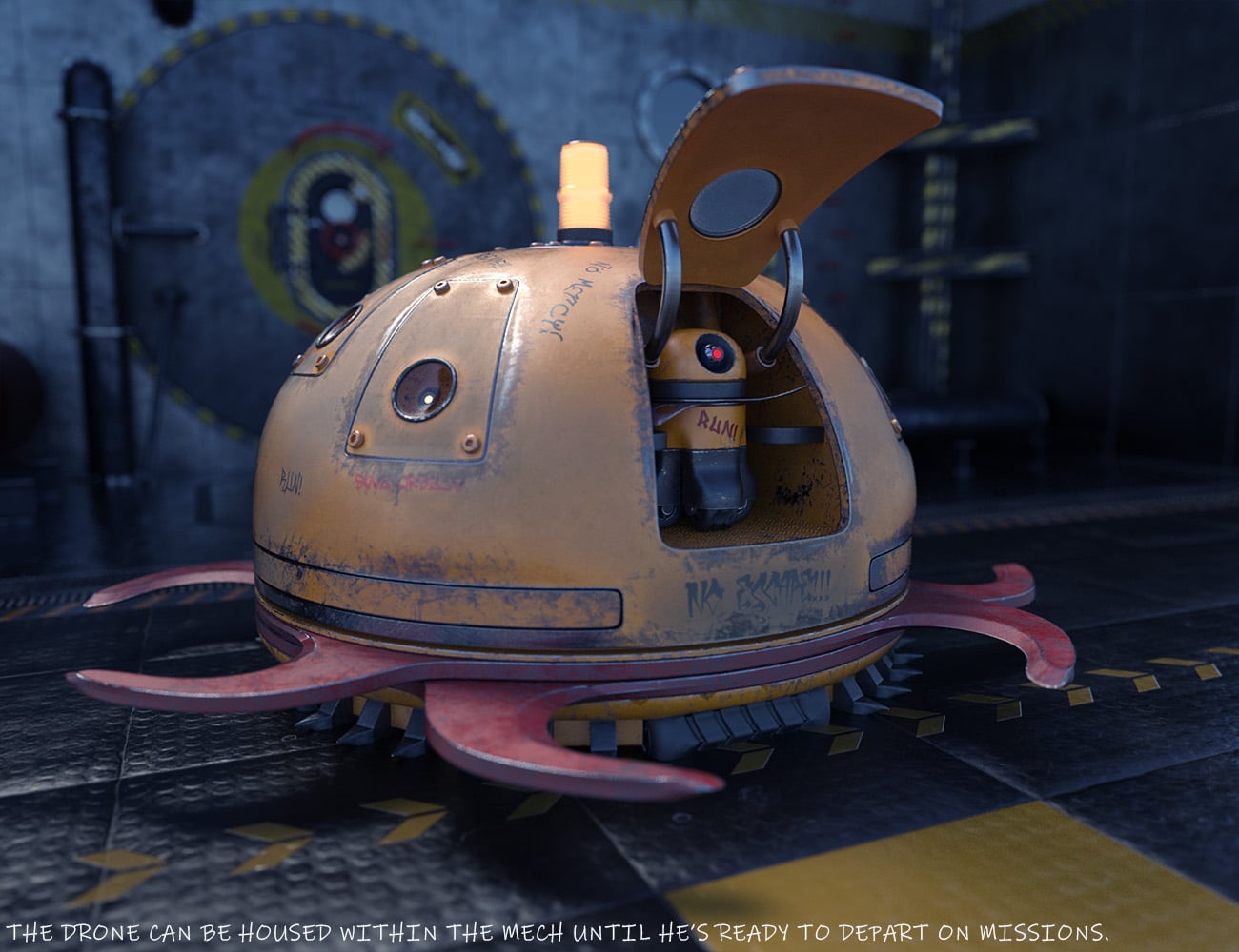 Mech Bug and Drone | Daz 3D