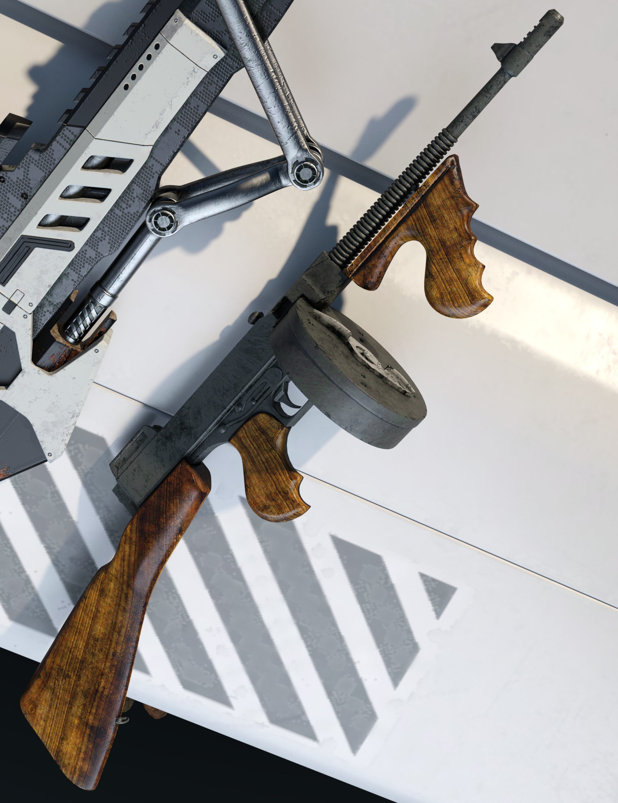 Amelia Weapons Collection | Daz 3D