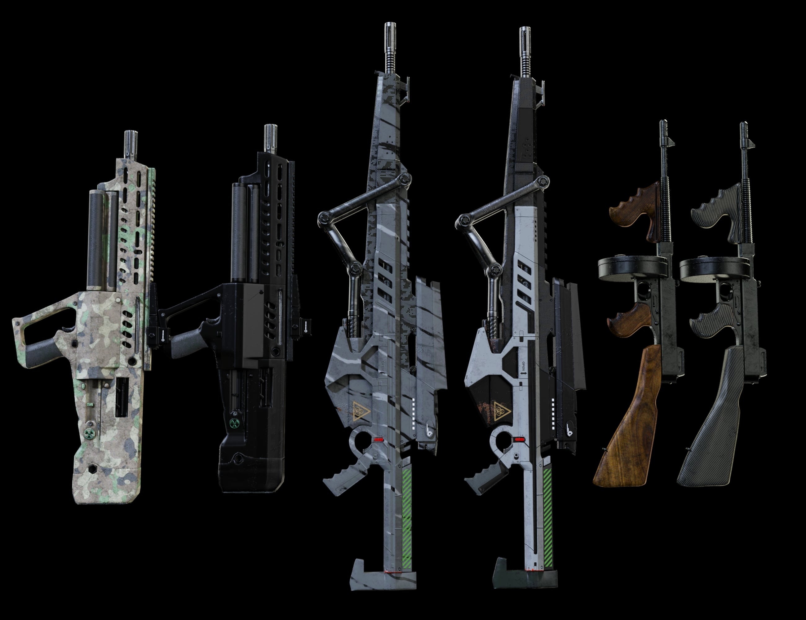 Amelia Weapons Collection | Daz 3D
