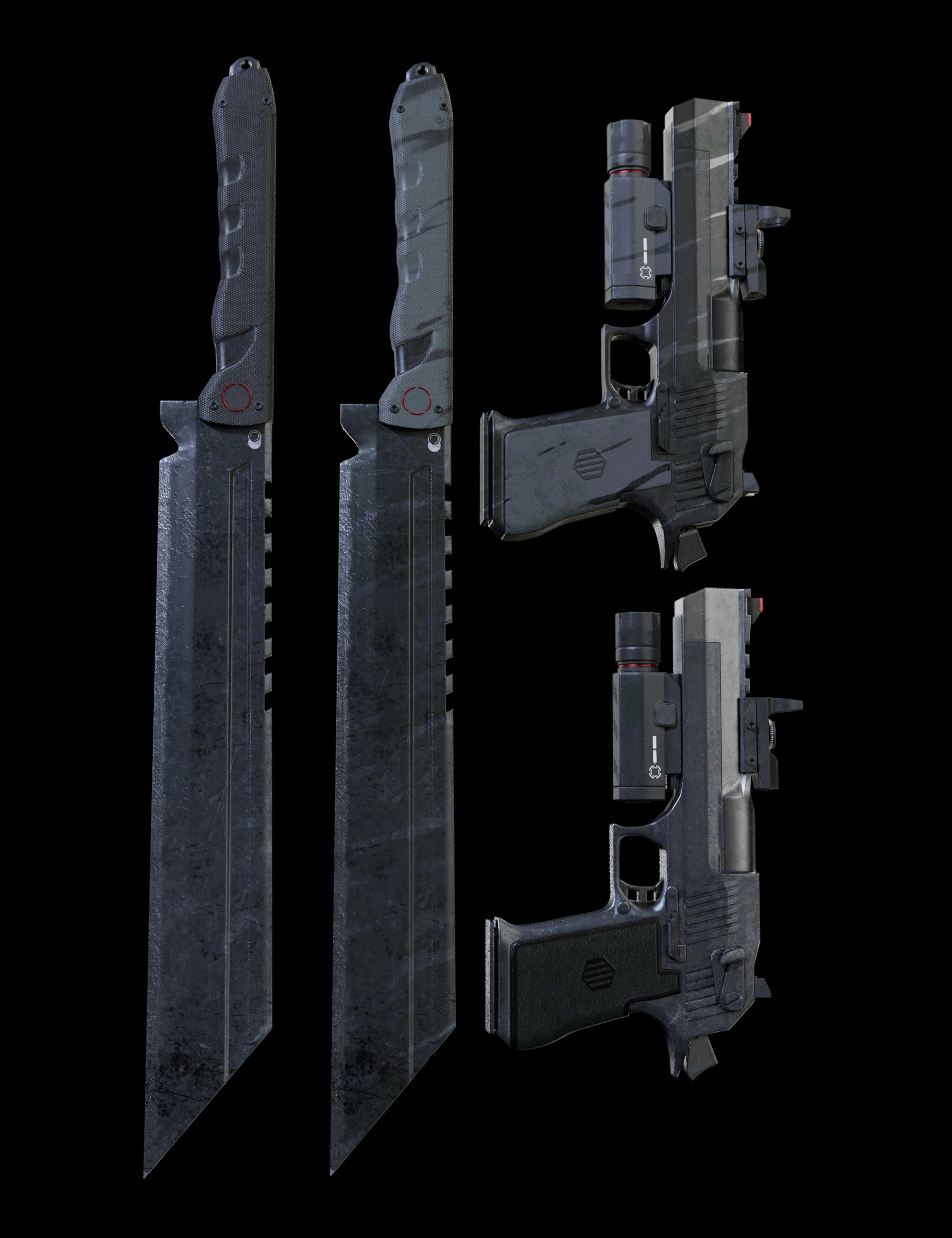Amelia Weapons Collection | Daz 3D