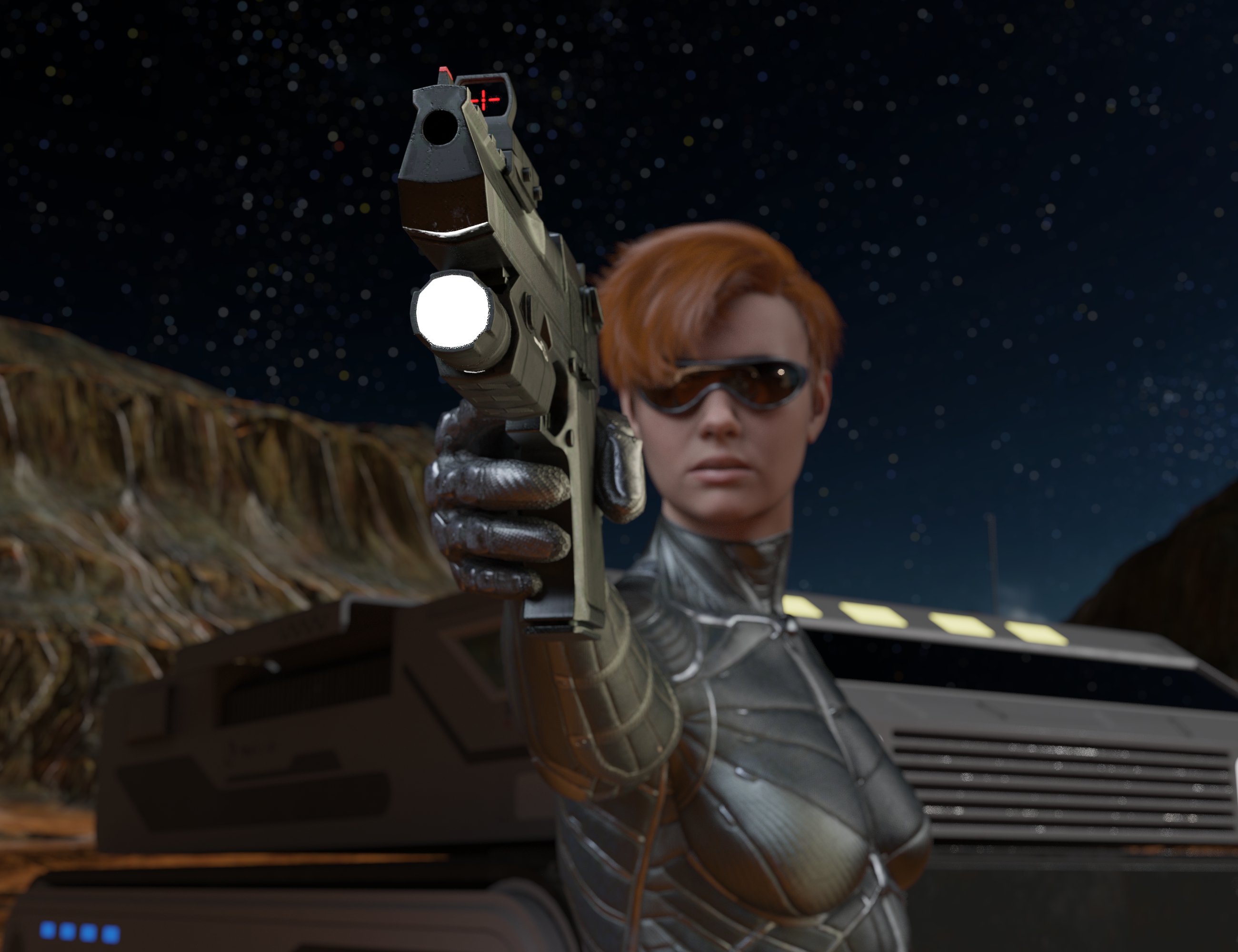 Amelia Weapons Collection | Daz 3D