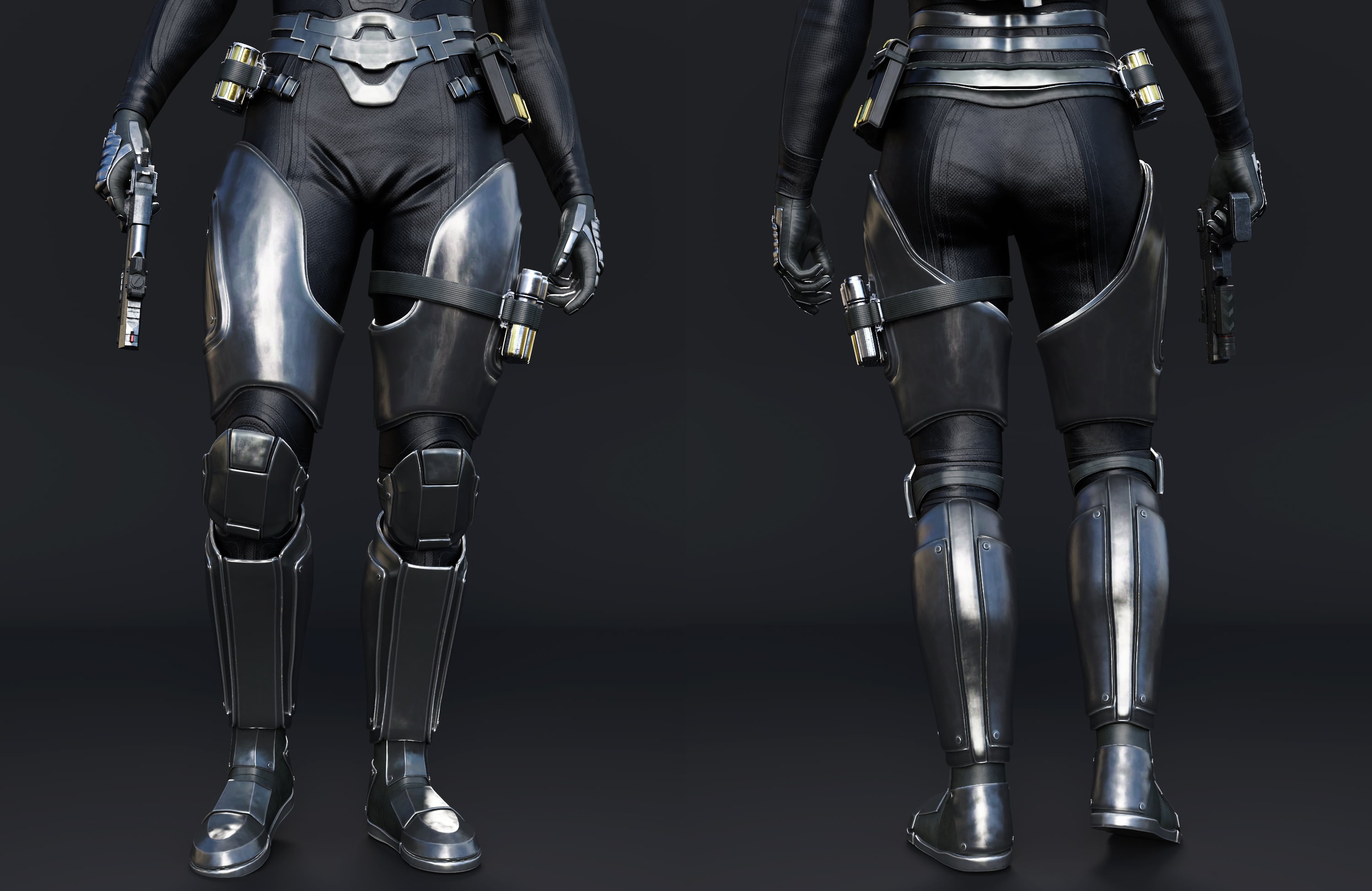 Futuristic Guardian Outfit for Genesis 9 | Daz 3D