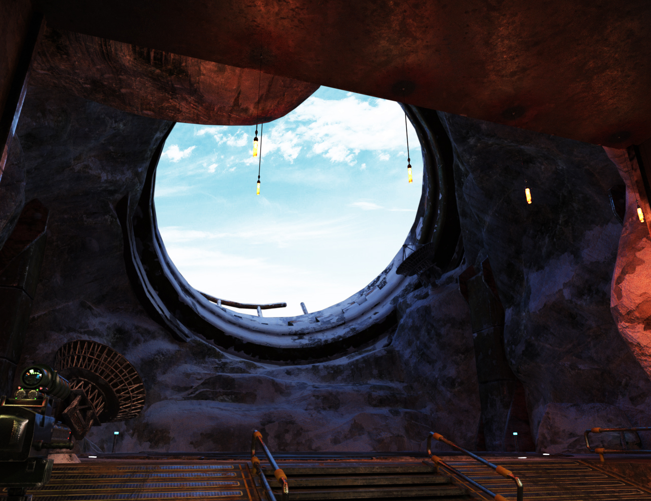 XI Futuristic Army Bunker | Daz 3D