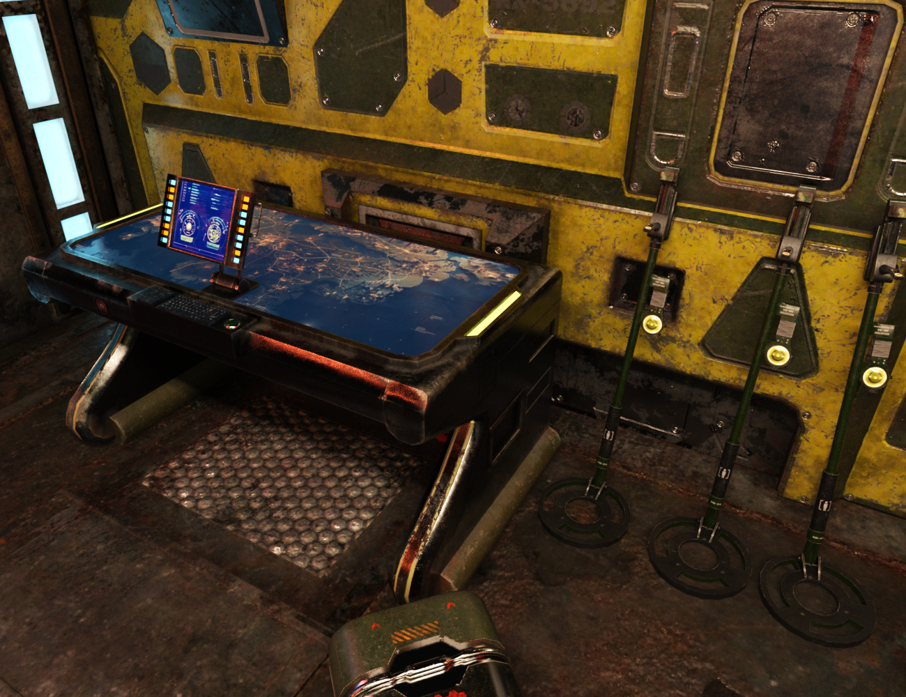 XI Futuristic Army Bunker | Daz 3D