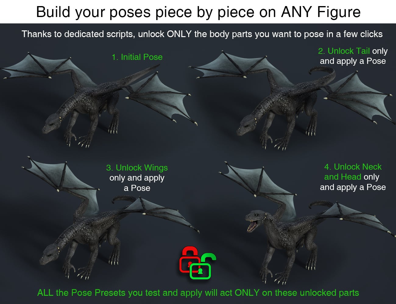 Ultimate Pose Mixer Pro with Mega Pose Toolkit | Daz 3D