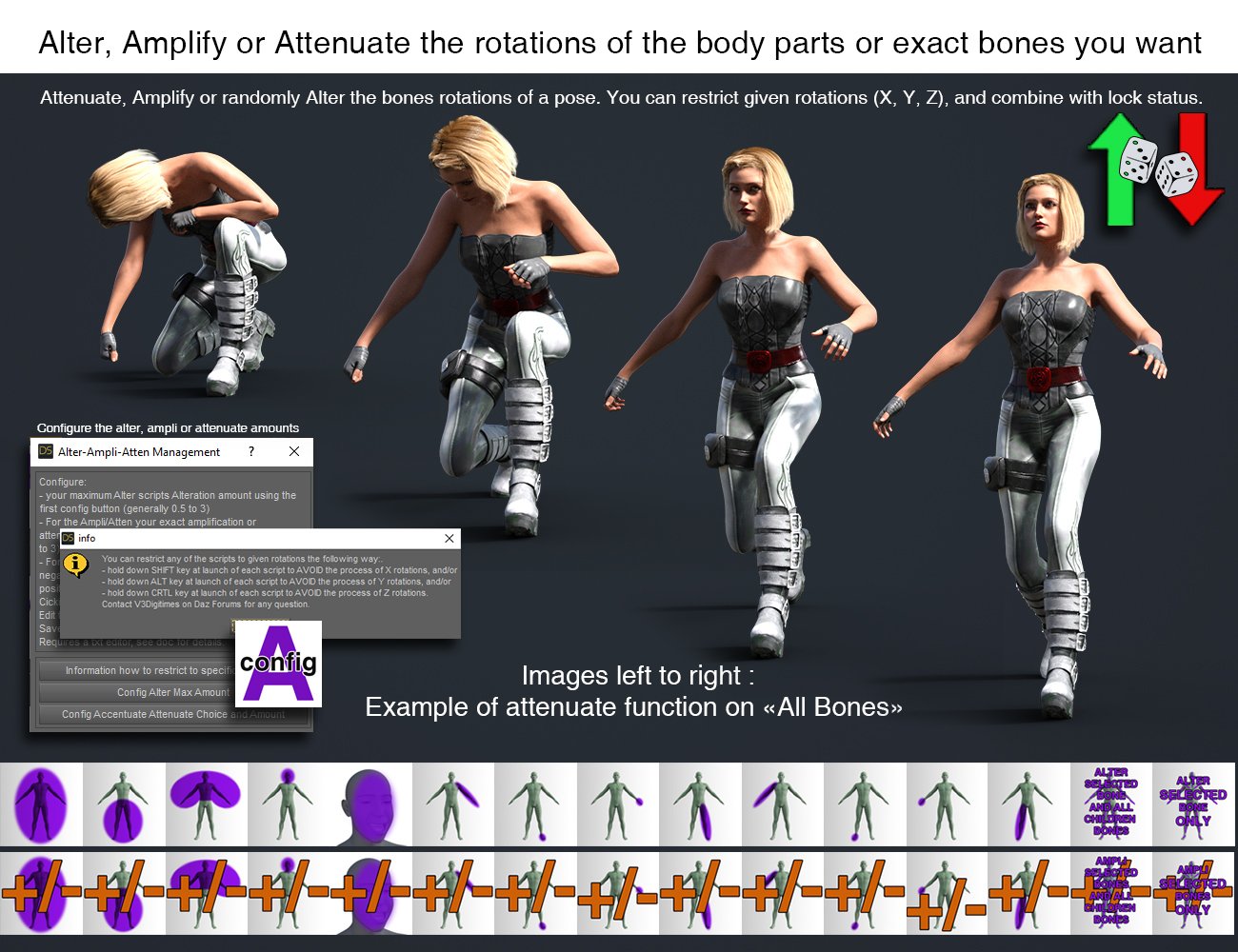 Ultimate Pose Mixer Pro with Mega Pose Toolkit | Daz 3D