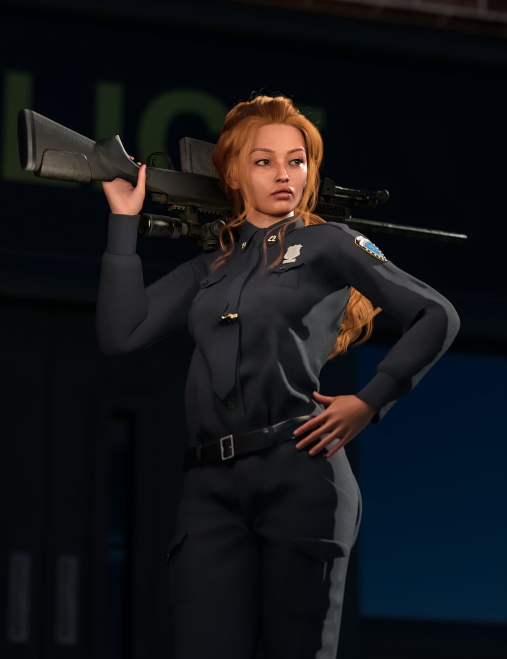 Poses for Army Weapon 01 for Genesis 8 and 9 | Daz 3D