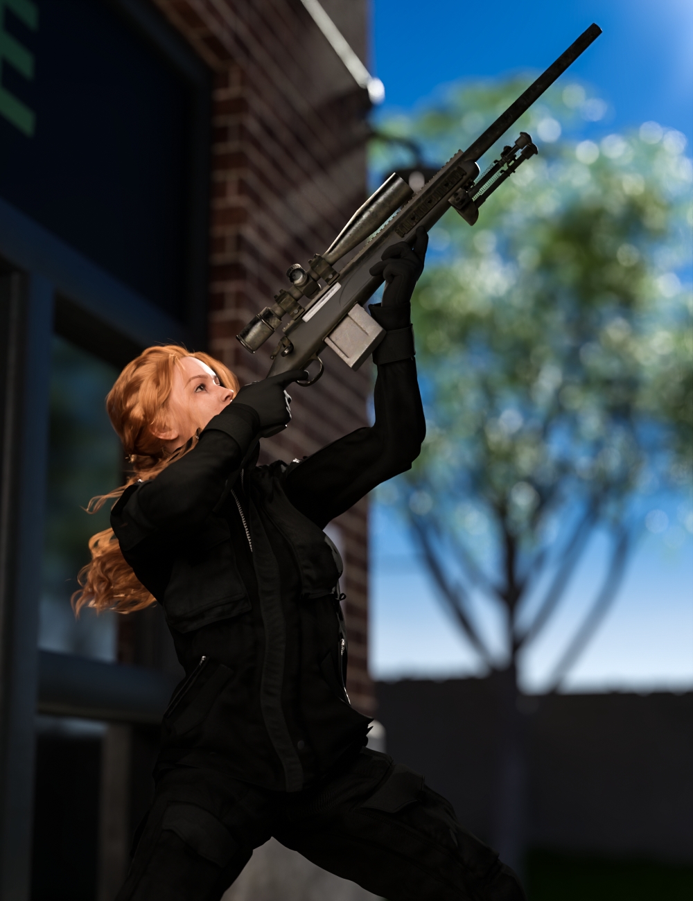 Poses for Army Weapon 01 for Genesis 8 and 9 | Daz 3D