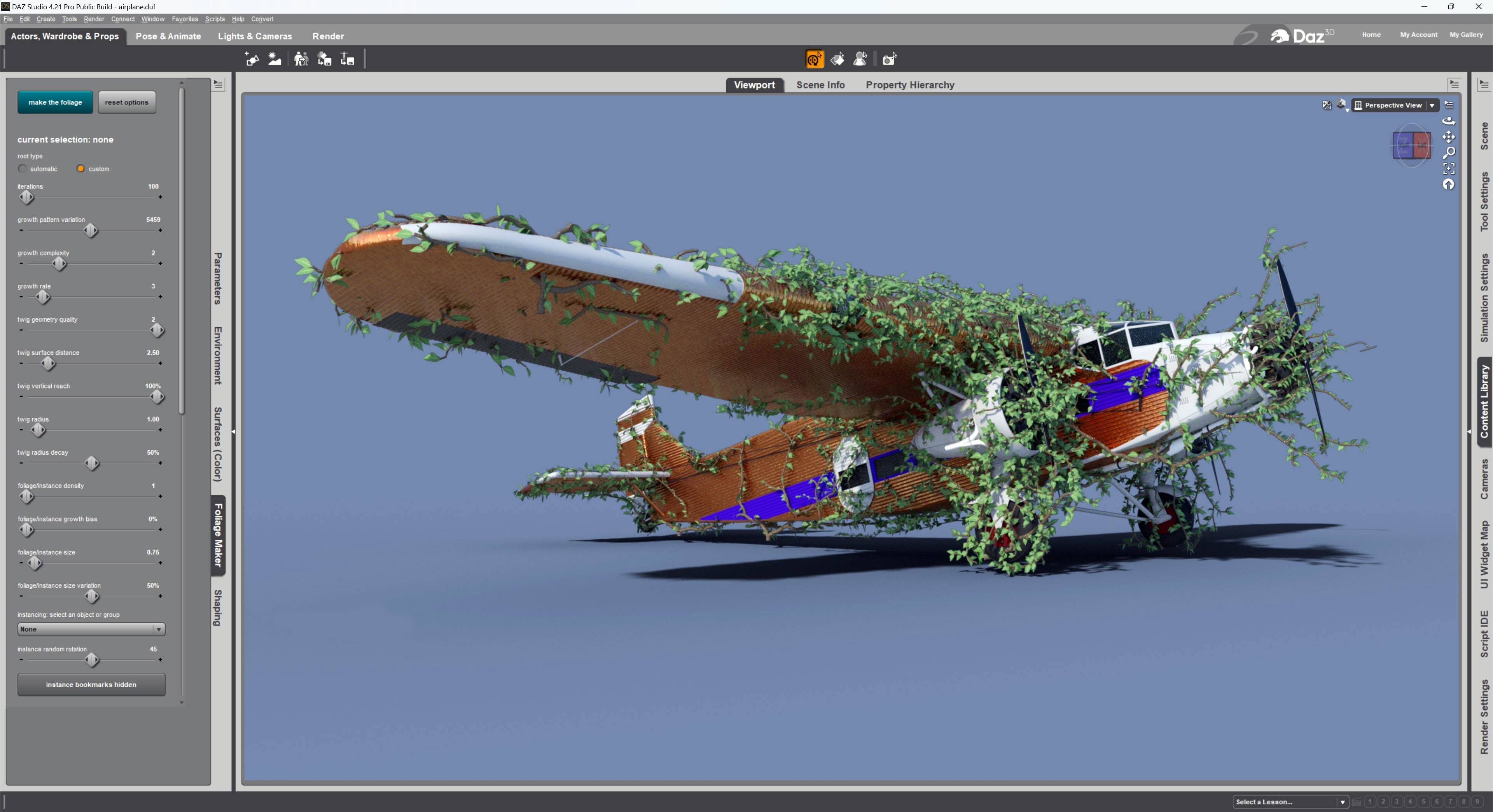 The FoliageMaker Merchant Resource License | Daz 3D