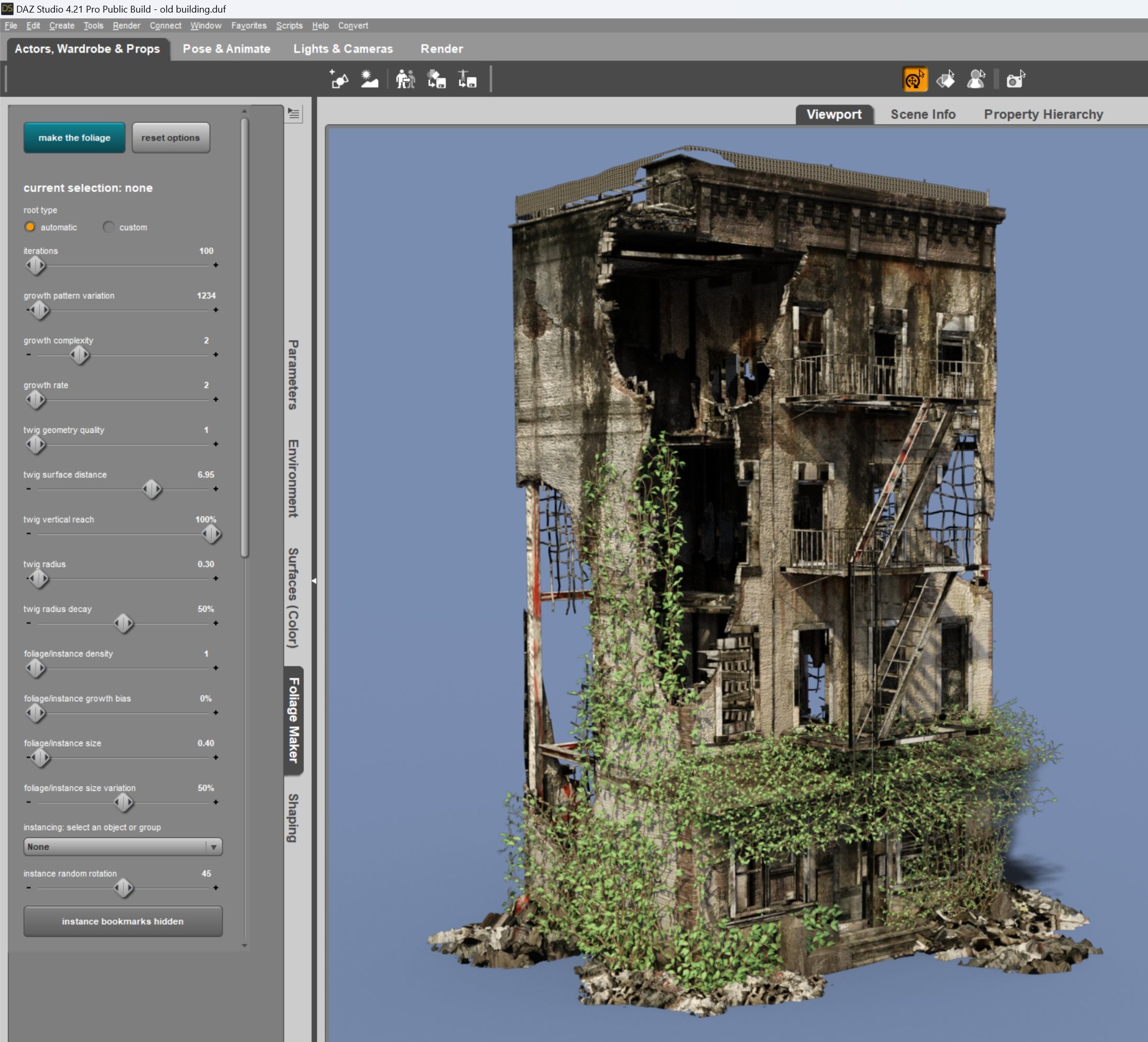 The FoliageMaker Merchant Resource License | Daz 3D