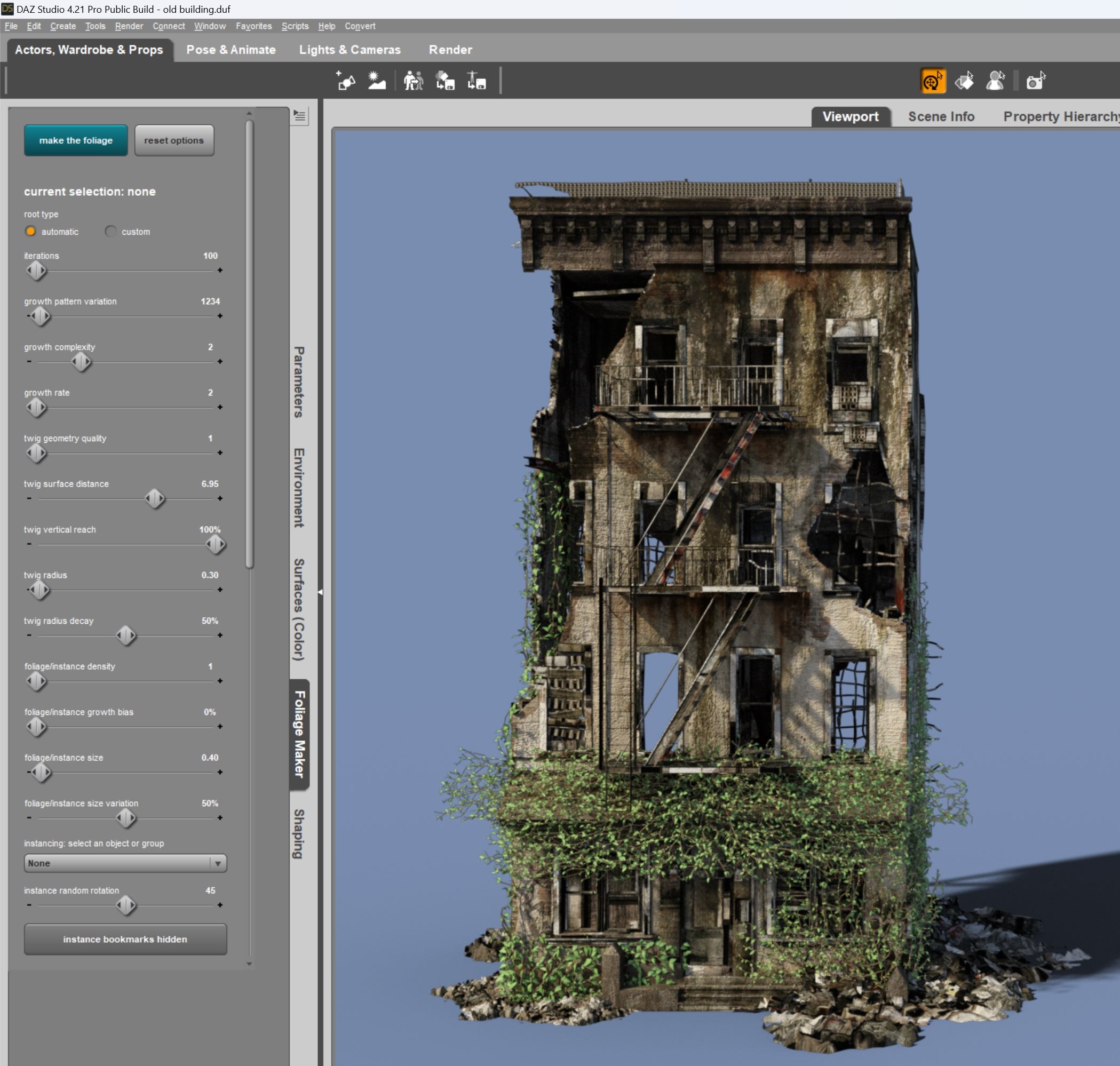 The FoliageMaker Merchant Resource License | Daz 3D