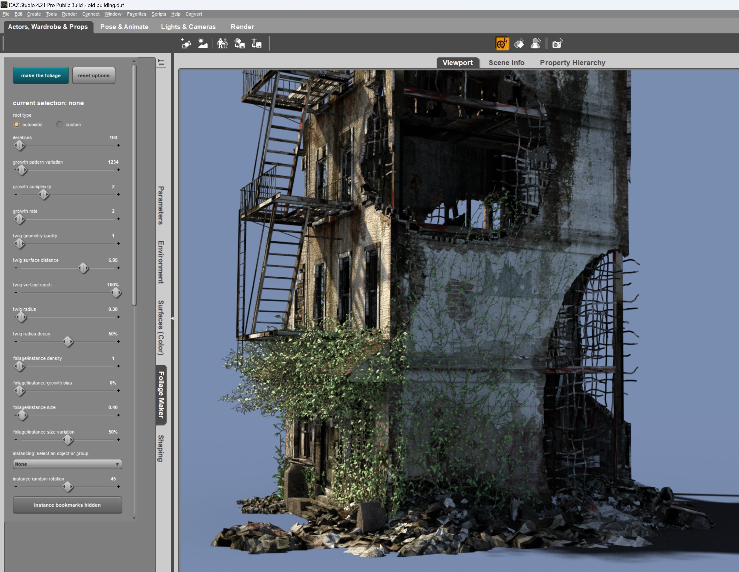 The FoliageMaker Merchant Resource License | Daz 3D