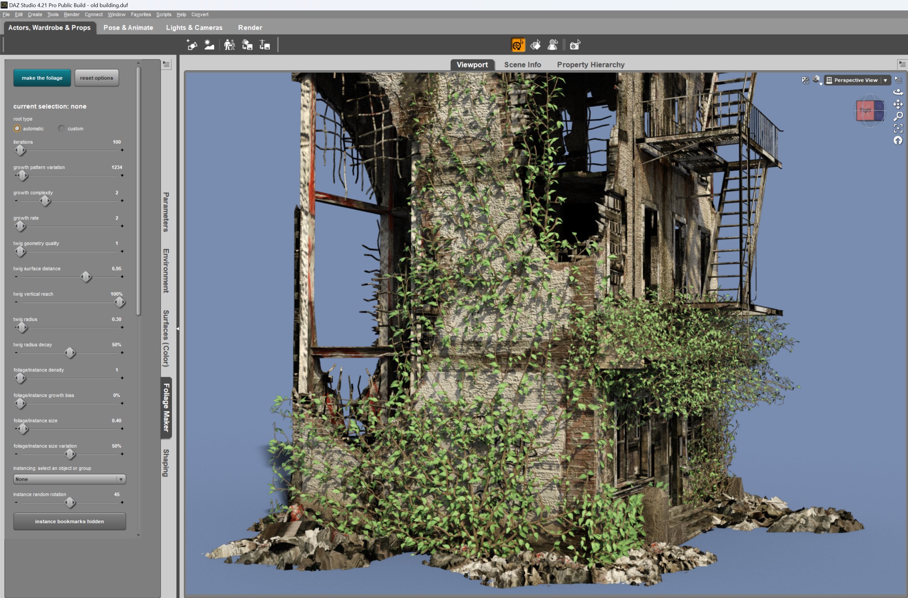 The FoliageMaker Merchant Resource License | Daz 3D