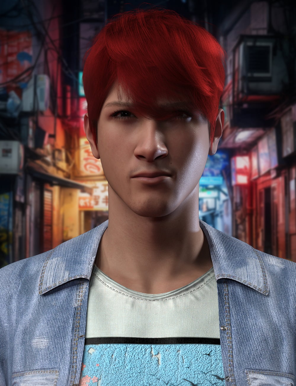 dForce Yuan Hair for Genesis 9 | Daz 3D