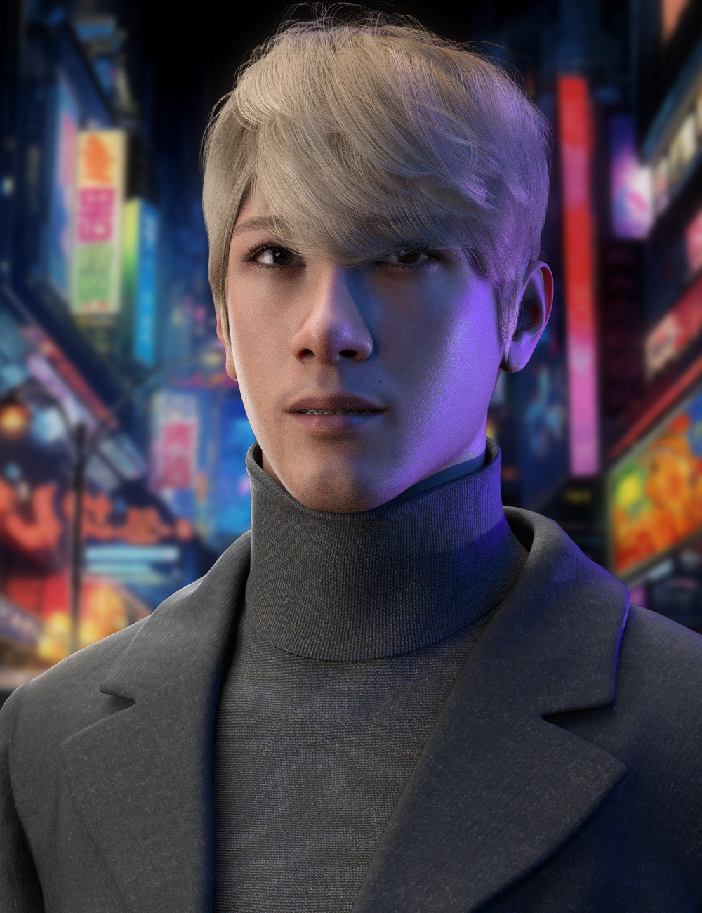 dForce Yuan Hair for Genesis 9 | Daz 3D