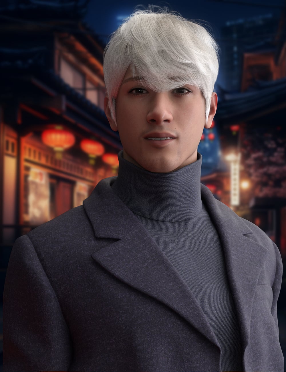 dForce Yuan Hair for Genesis 9 | Daz 3D