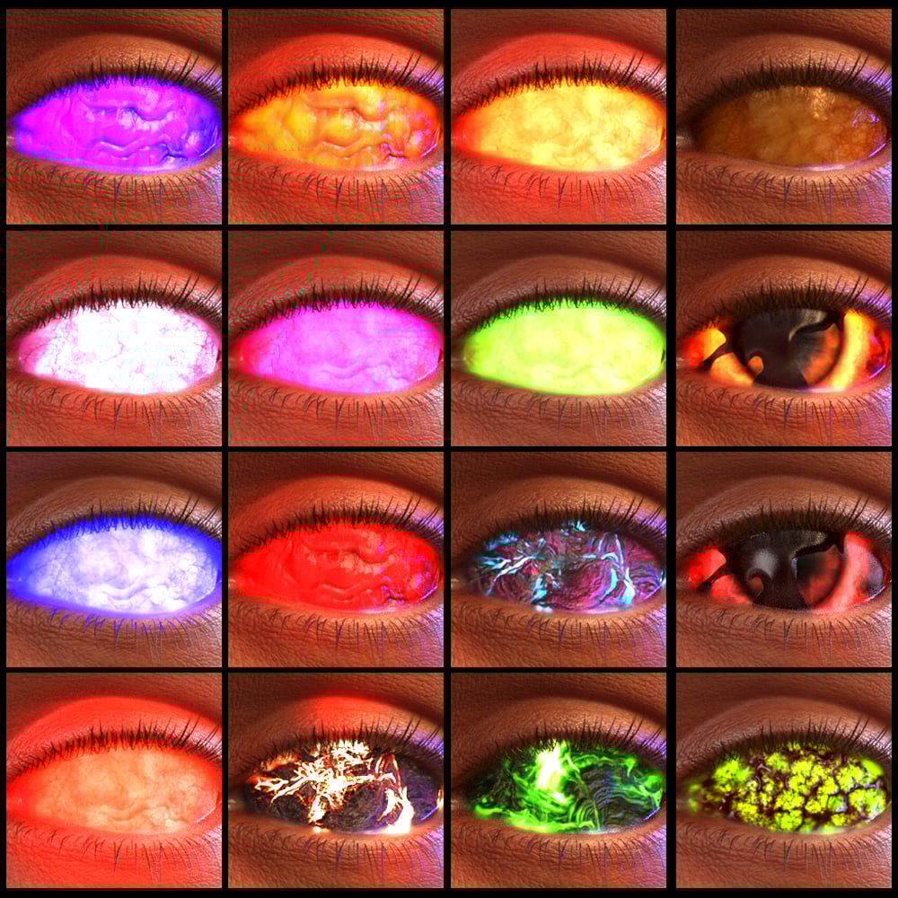 M3D Horror Eyes for Genesis 9 | Daz 3D
