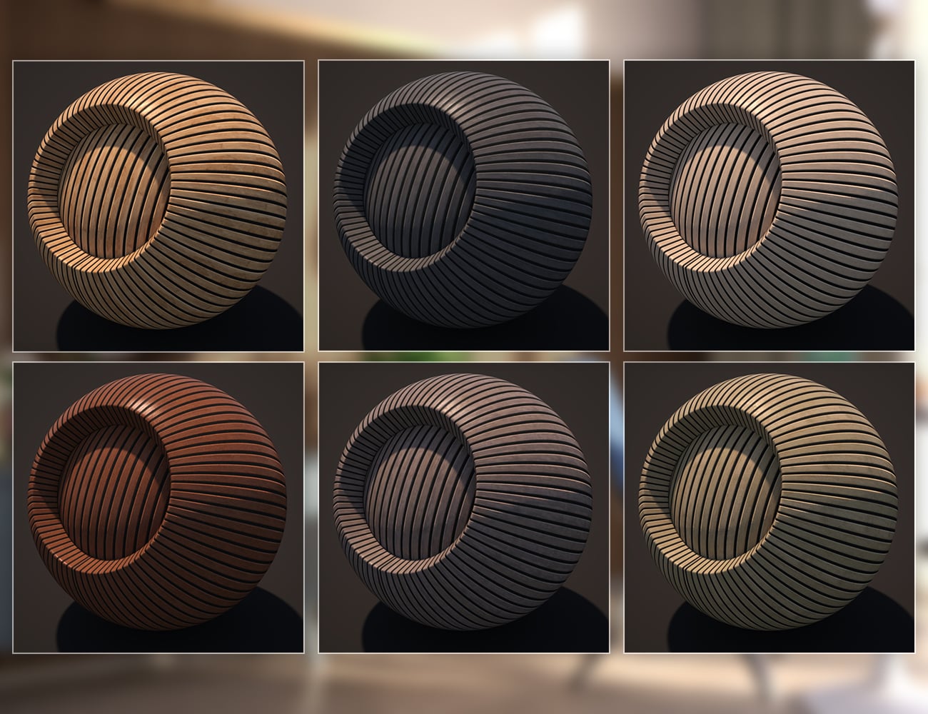 Wooden Slats - Iray Shaders | Daz 3D