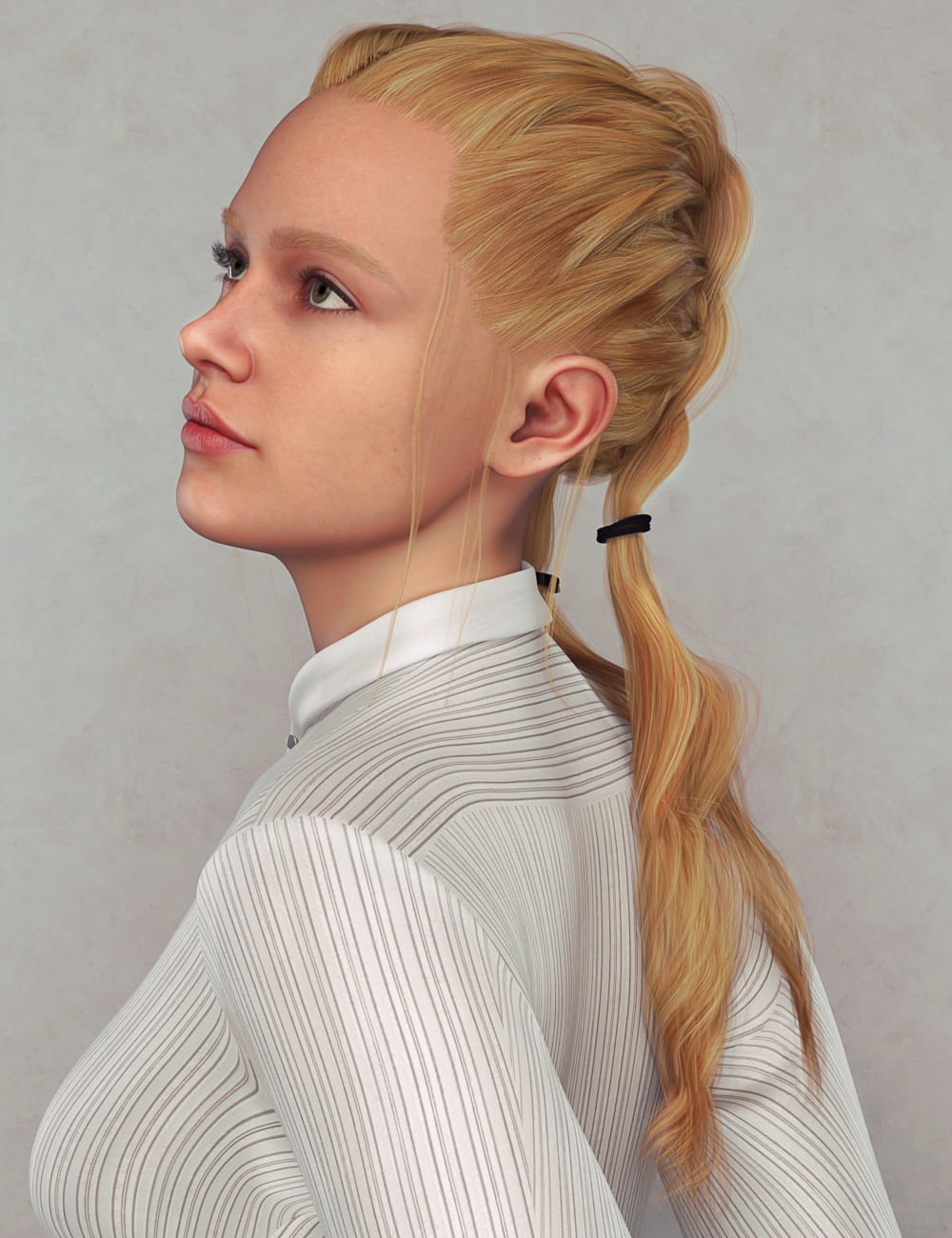 CL Sporty Braided Hair for Genesis 9 | Daz 3D
