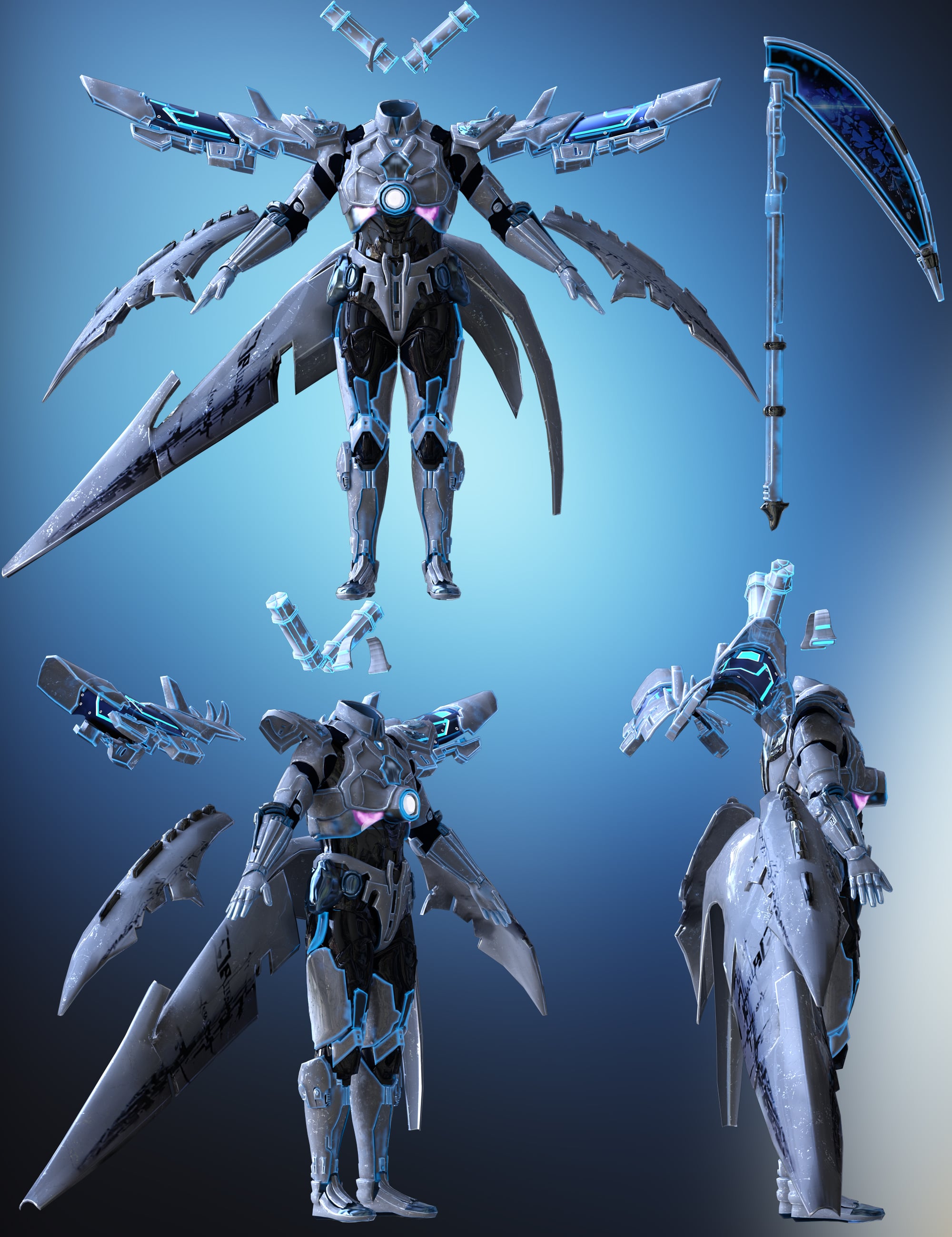 Vo Death Armour for Genesis 9 | Daz 3D