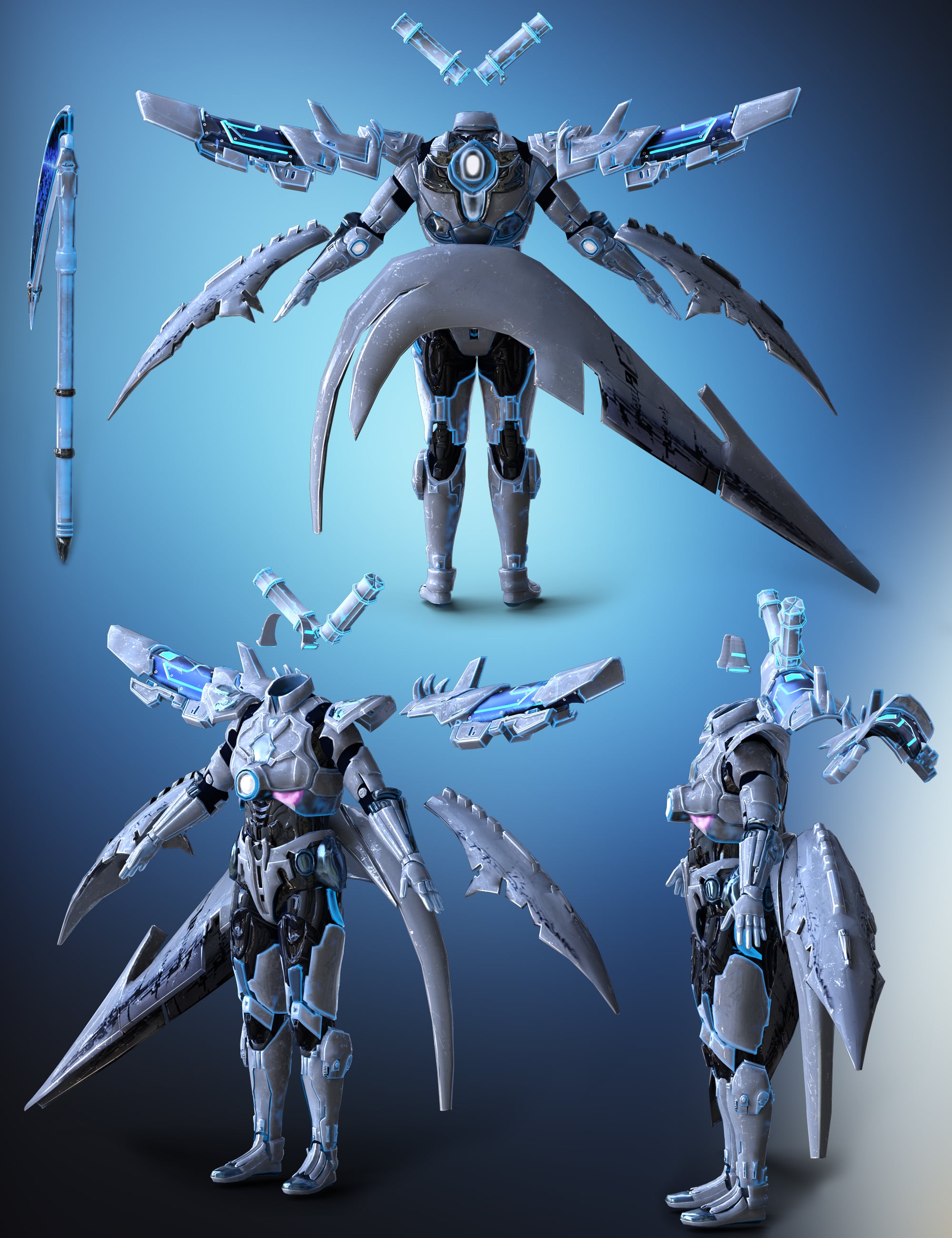 Vo Death Armour for Genesis 9 | Daz 3D