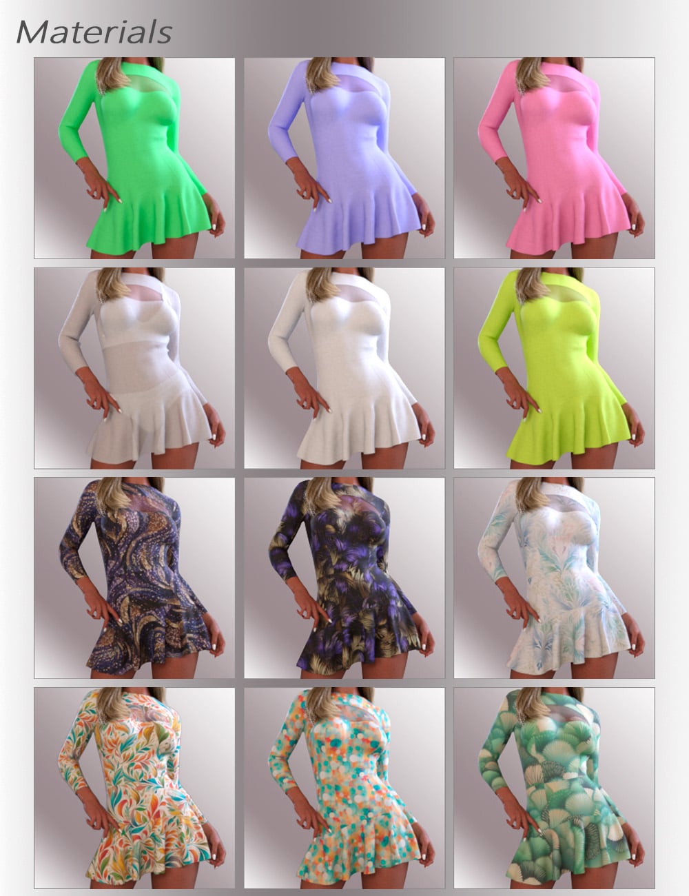 dForce Elowen Outfit for Genesis 9 Feminine | Daz 3D
