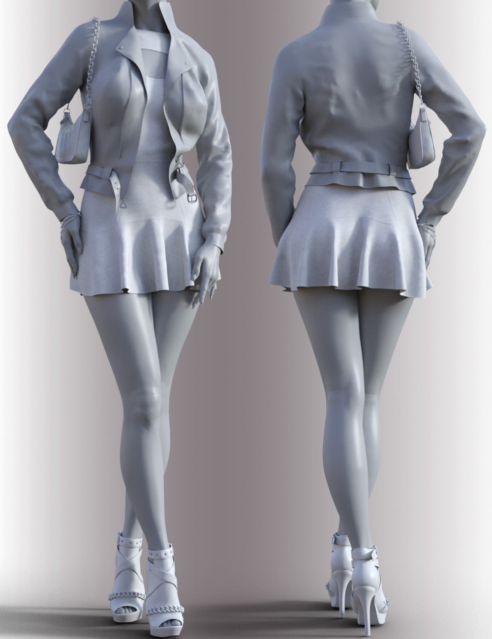 dForce Elowen Outfit for Genesis 9 Feminine | Daz 3D