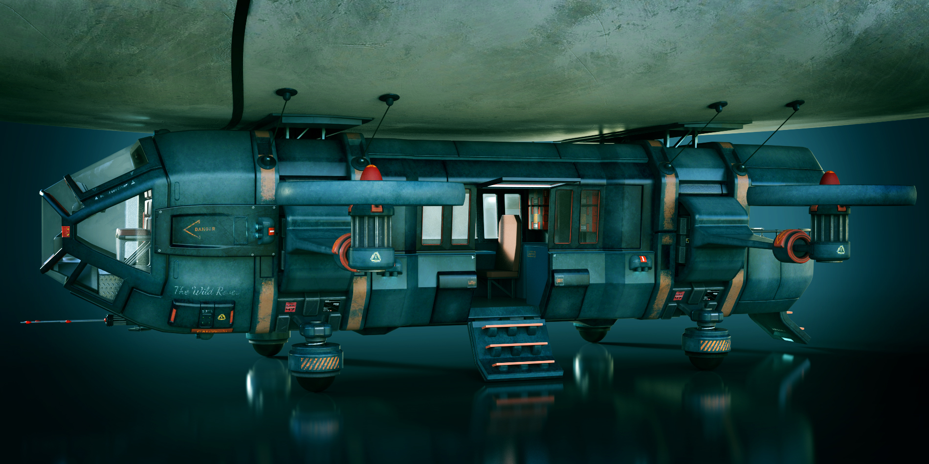 The Wild Rover Airship | Daz 3D