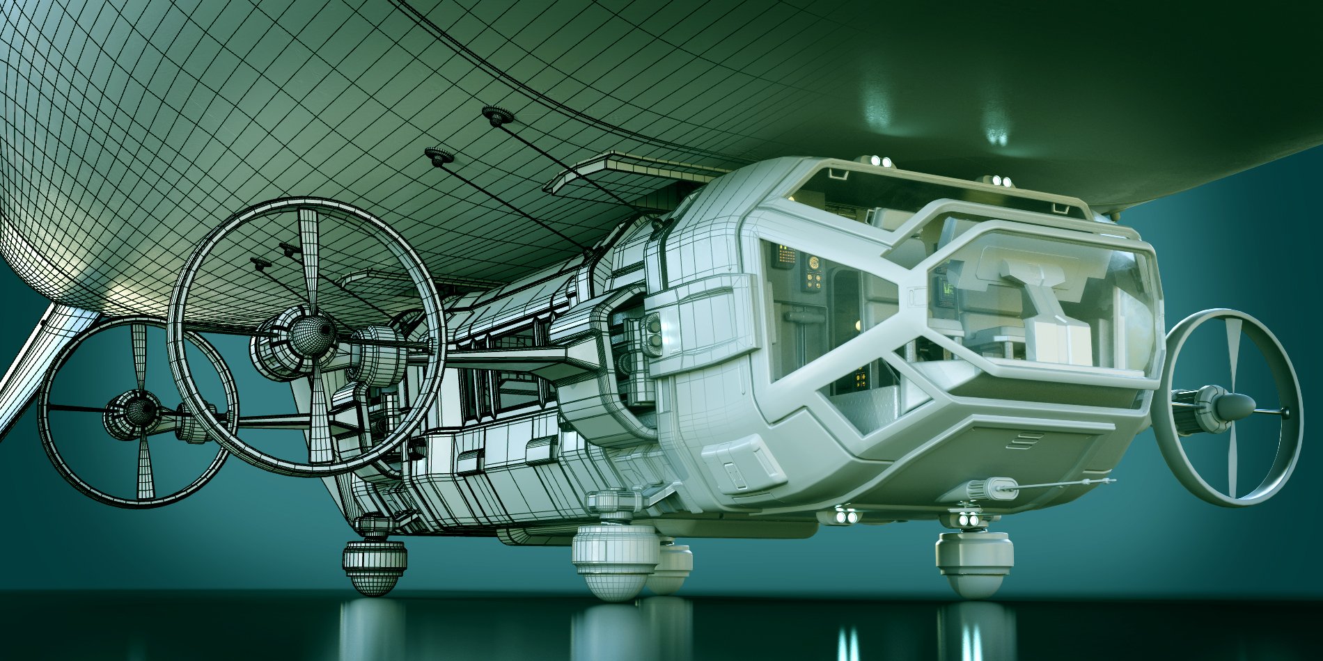 The Wild Rover Airship | Daz 3D