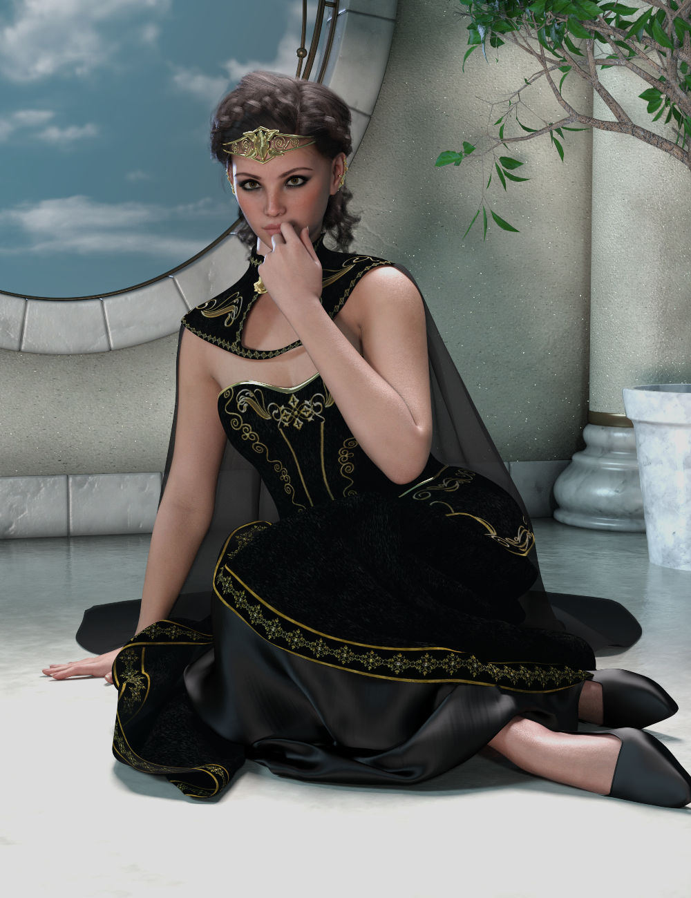 dForce Sybil Outfit for Genesis 9 | Daz 3D