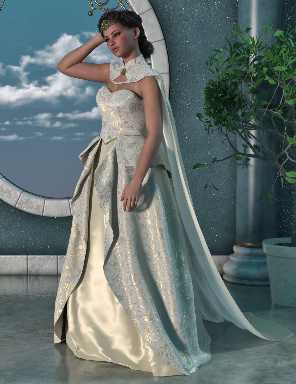 dForce Sybil Outfit for Genesis 9 | Daz 3D