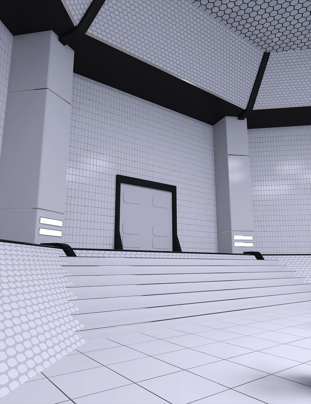 FH Sci-Fi Chamber Room | Daz 3D