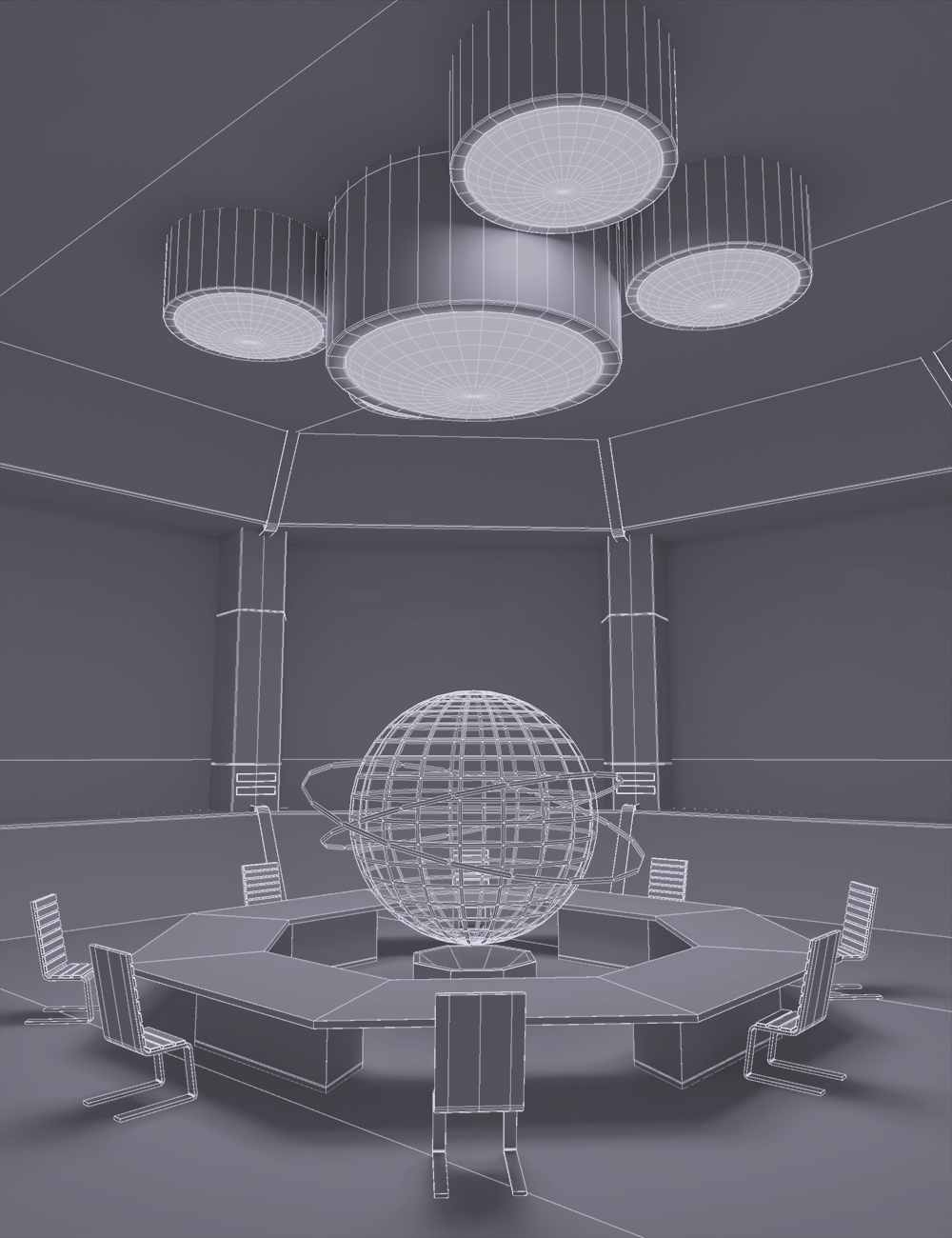FH Sci-Fi Chamber Room | Daz 3D