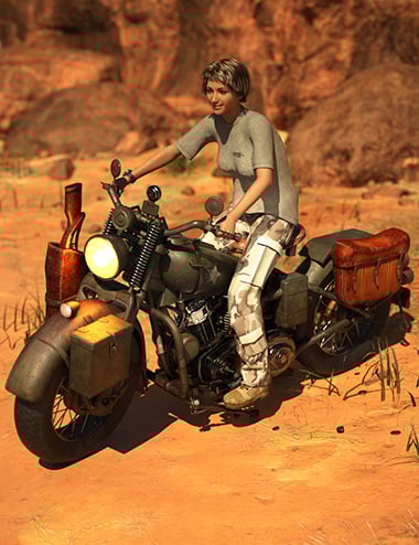 XI Classic Military Bike | Daz 3D