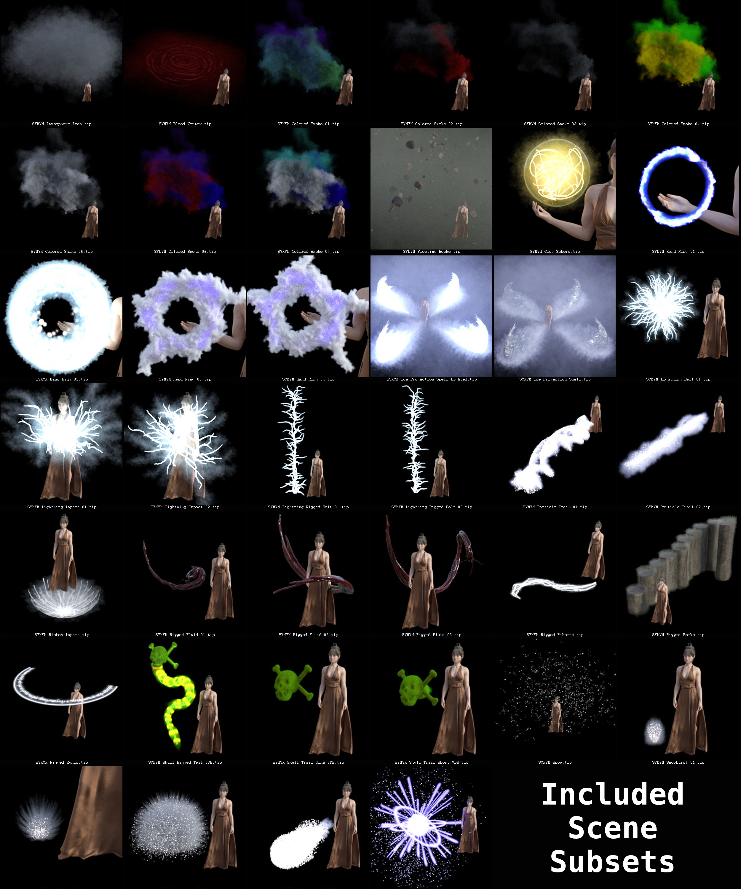 SY Mysterious Magic VDB | Daz 3D