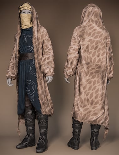 dForce Lost In Desert Outfit Texture Add On | Daz 3D