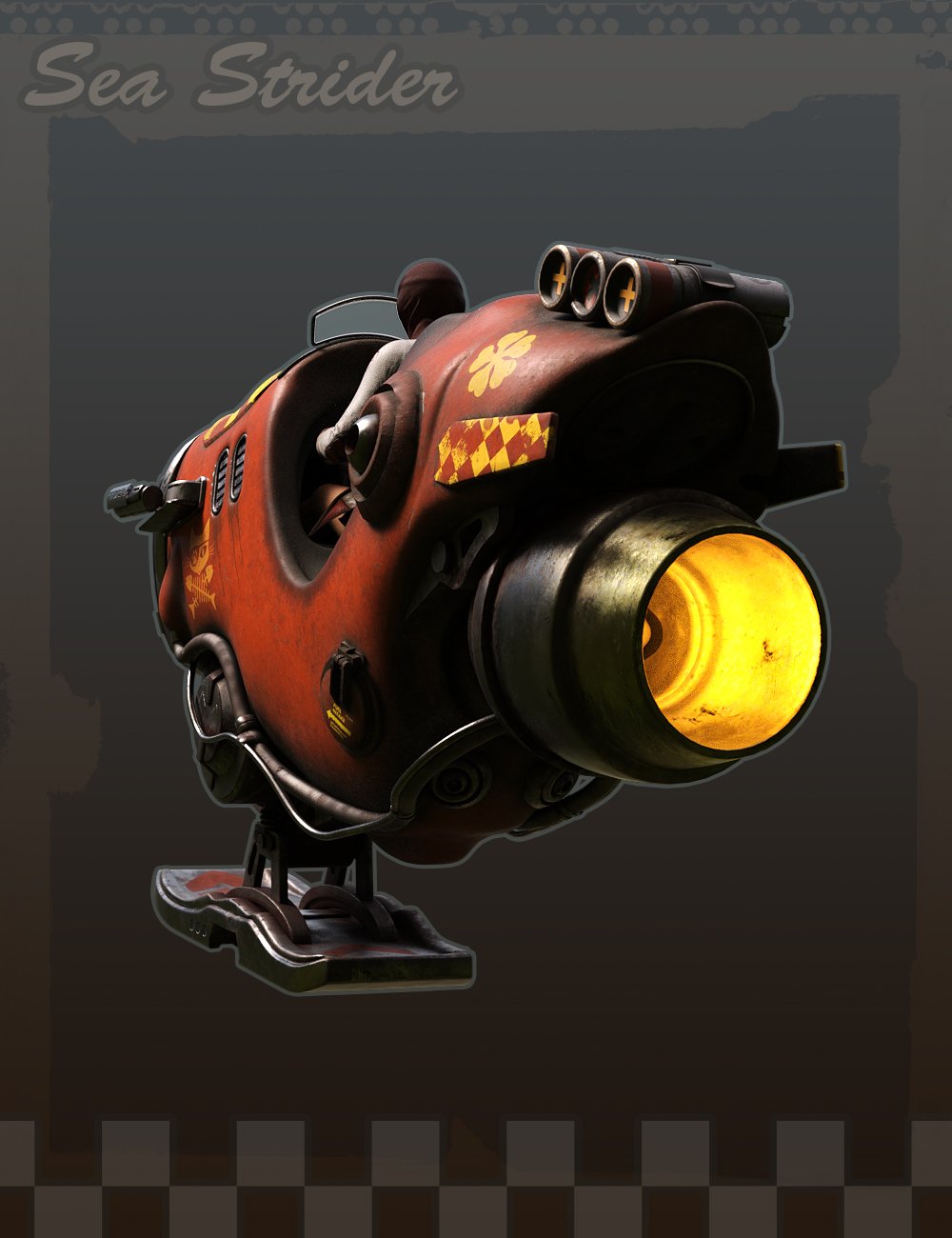 Sea Strider | Daz 3D