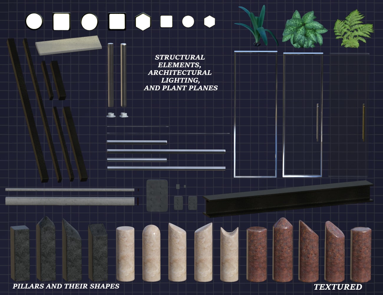 FSL Pro Series Architectural Elements | Daz 3D