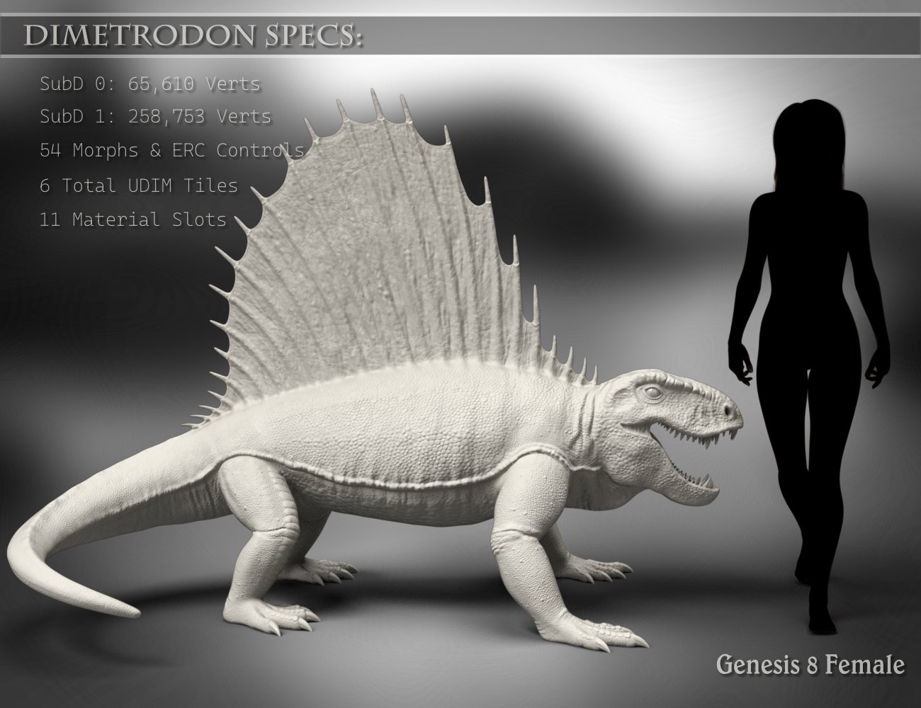 WC Dimetrodon | Daz 3D