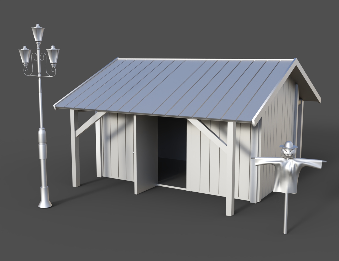 Build Your Own Garden Spooky Theme | Daz 3D