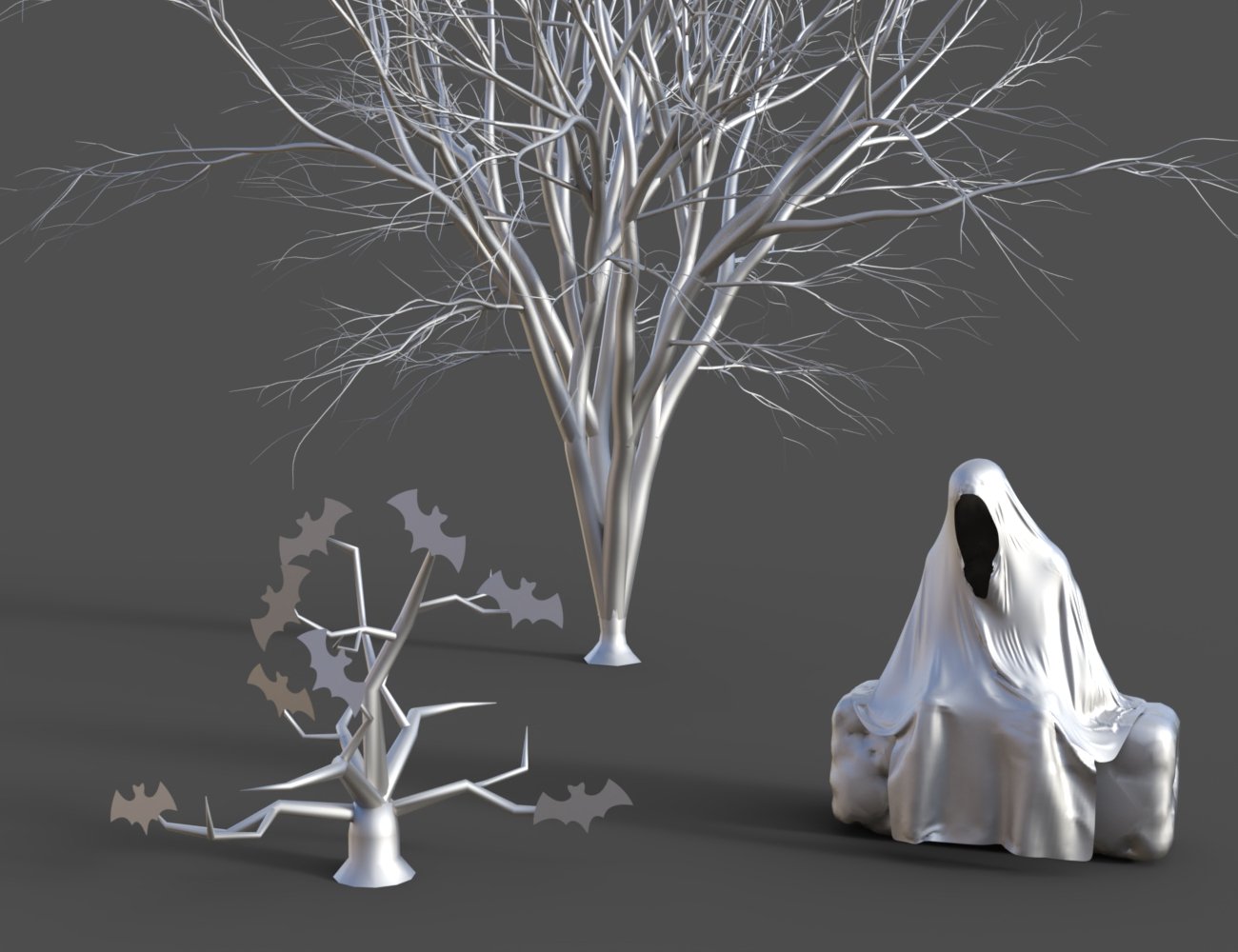 Build Your Own Garden Spooky Theme | Daz 3D